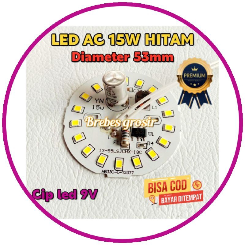 Jual PCB LAMPU LED AC 15W HITAM | Shopee Indonesia