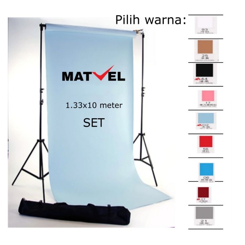 Jual Background Paper 1.33x10 Meter Backdrop Kertas Foto Produk Photo ...