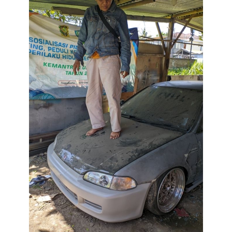 Jual Kap Mesin Honda CIVIC Genio Carbon Fiber Ringan Presisi | Shopee ...