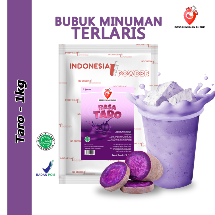 Jual SULTAN Bubuk Minuman Mix Rasa Taro Instant Powder Drink 1 Kg Omura ...
