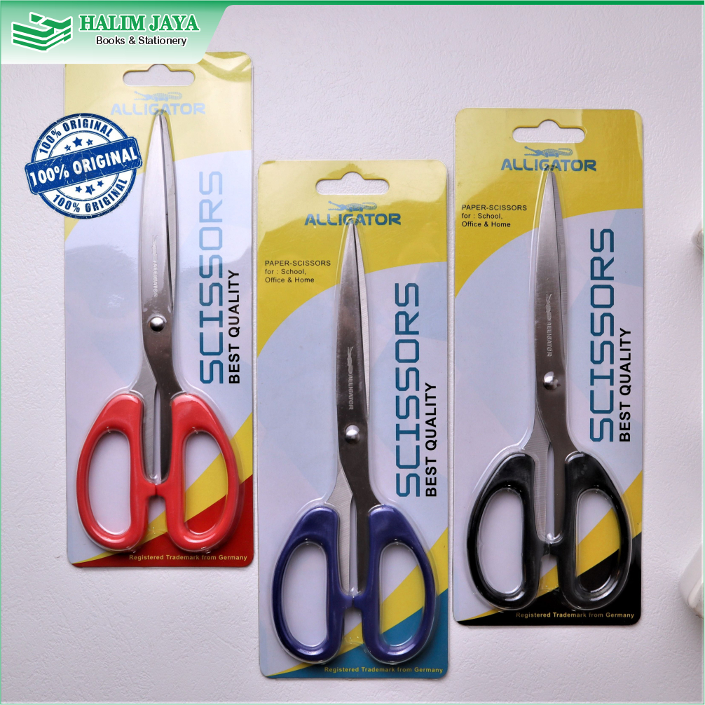 Jual ALLIGATOR GUNTING KERTAS BESAR - PAPER SCISSORS AL - 8B | Shopee Indonesia