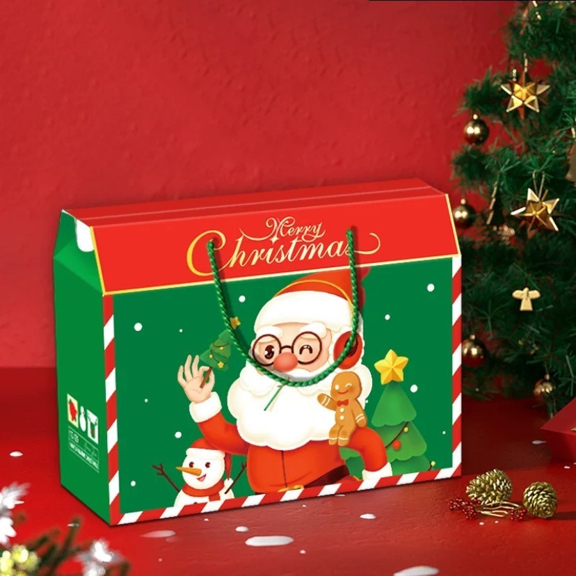 Jual Christmas Hampers Box / Kotak Hampers Natal Besar Handle Tali ...