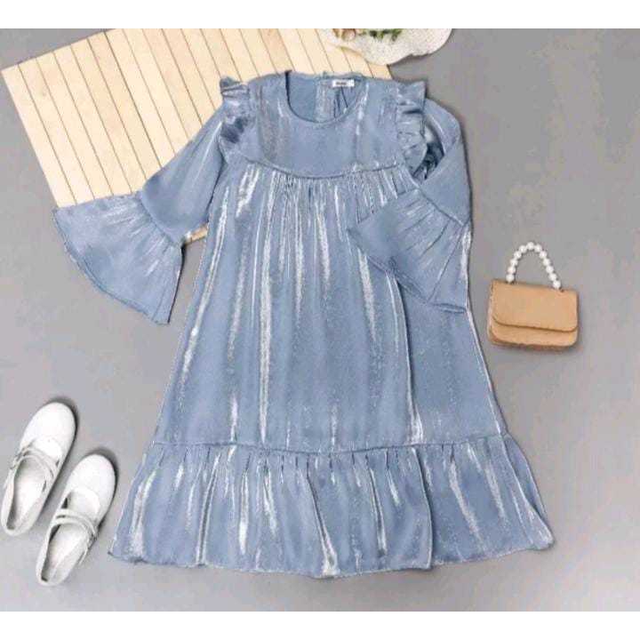 Jual Gamis Shimer Anak Mahila Kids Dres Anak Umur 2-10thn Dress Pesta ...