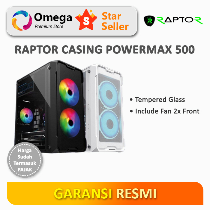 Jual Casing Raptor Power Up PowerMax 500 | Shopee Indonesia