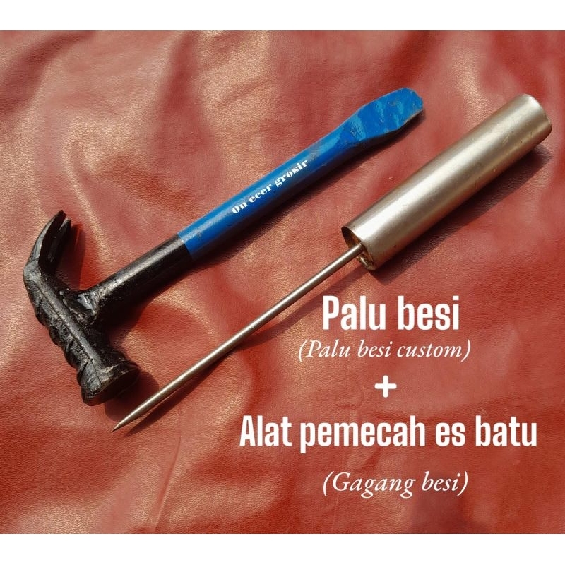 Jual PALU BESI CUSTOM + ALAT PEMECAH ES BATU GAGANG BESI | Shopee Indonesia