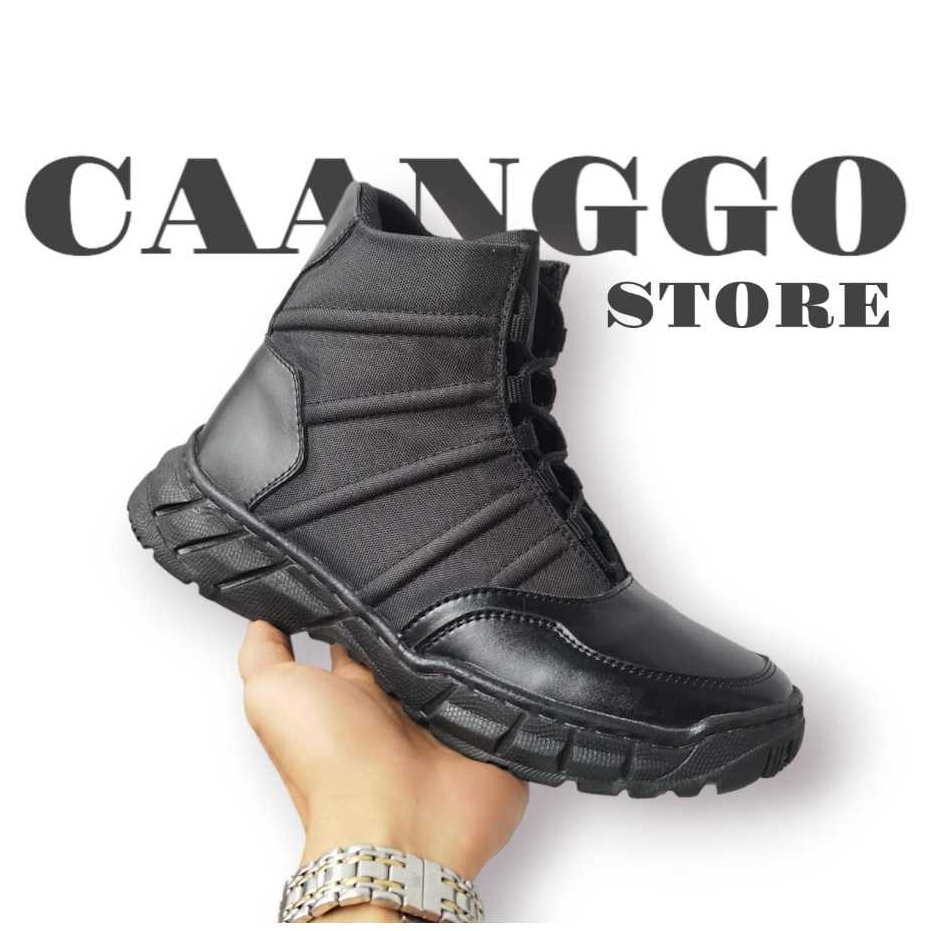 Jual Sepatu pdl ninja caanggo design terbaru sepatu pdl kulit 6 inci ...