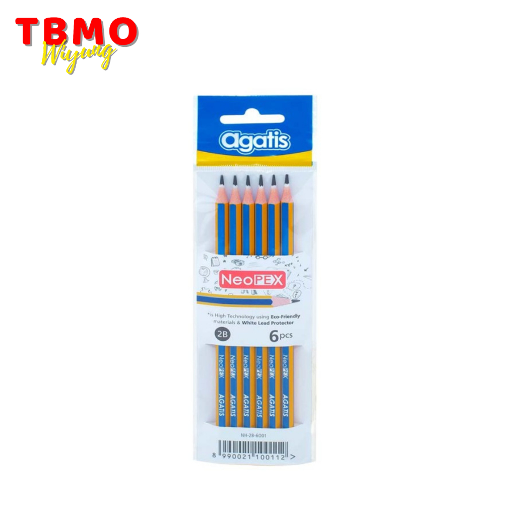 Jual Pensil 2B Agatis Neopex Set 6 Pcs | Shopee Indonesia