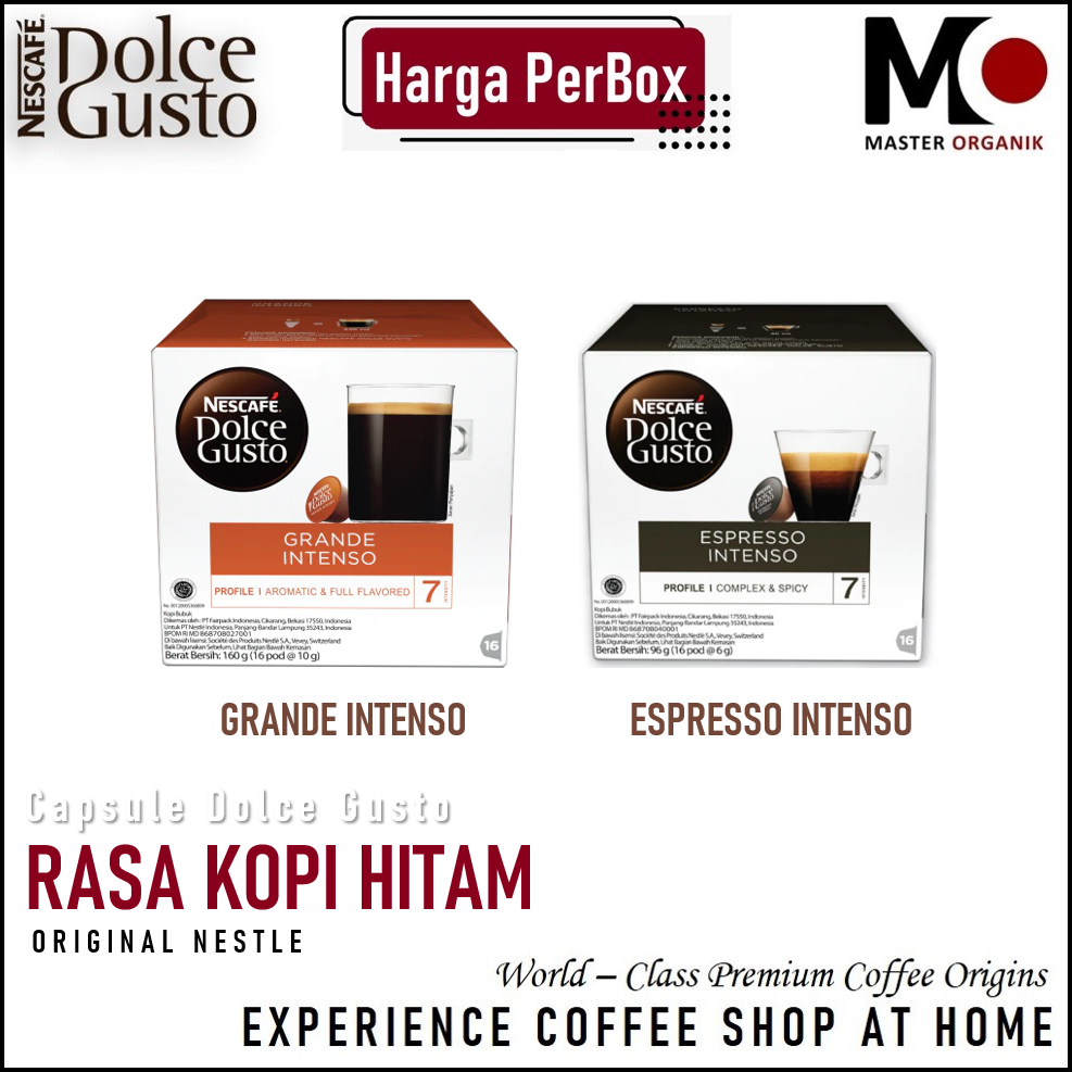 Jual Capsule Nescafe Dolce Gusto NDG Kopi Hitam 1 Box Original Nestle ...
