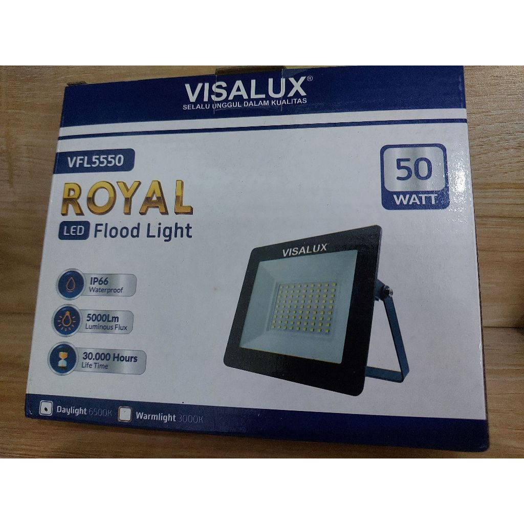 Jual VISALUX ROYAL Lampu Tembak / Lampu Sorot / Kap Lampu LED Sorot 50 ...