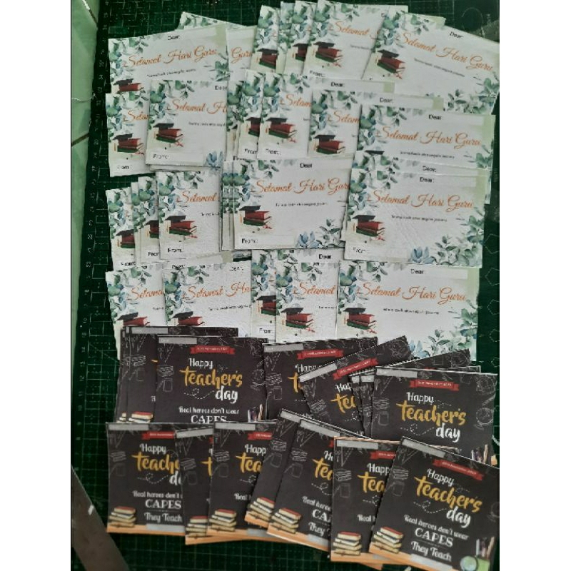 Jual happy teacher's day card / kartu ucapan hari guru | Shopee Indonesia