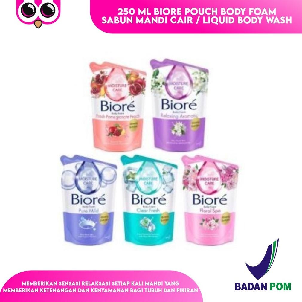 Jual Biore Moisture Care Body Foam 250 ml - Sabun Mandi Cair Liquid Biore Kao | Shopee Indonesia