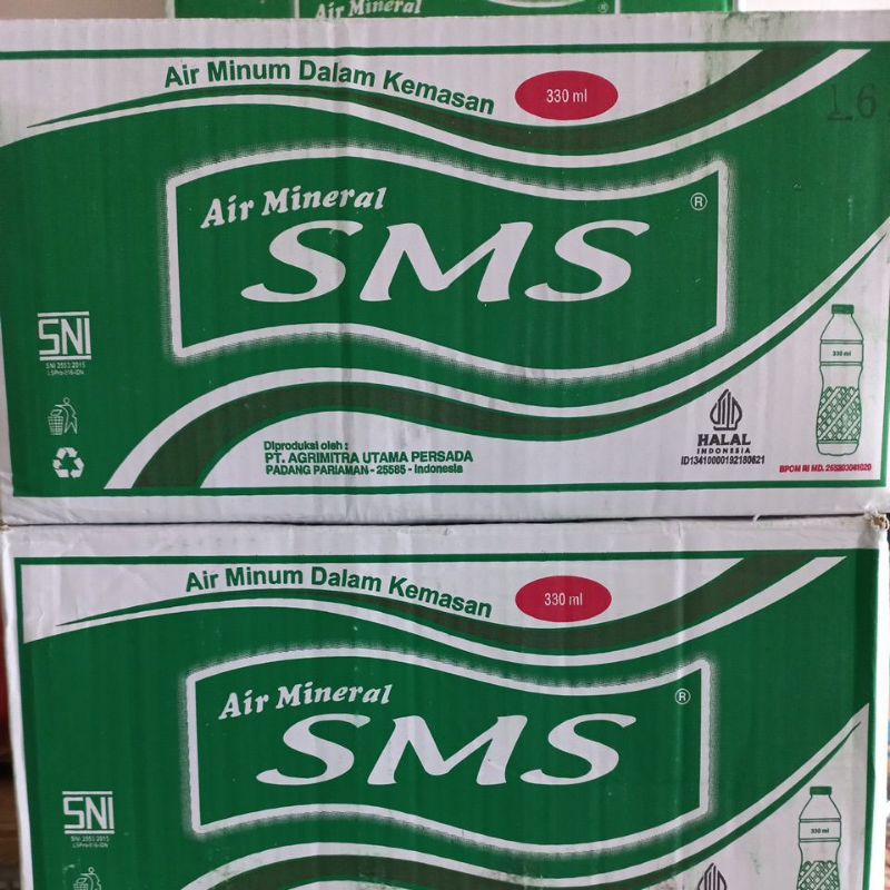 Jual Air Mineral SMS 330 ml | Shopee Indonesia