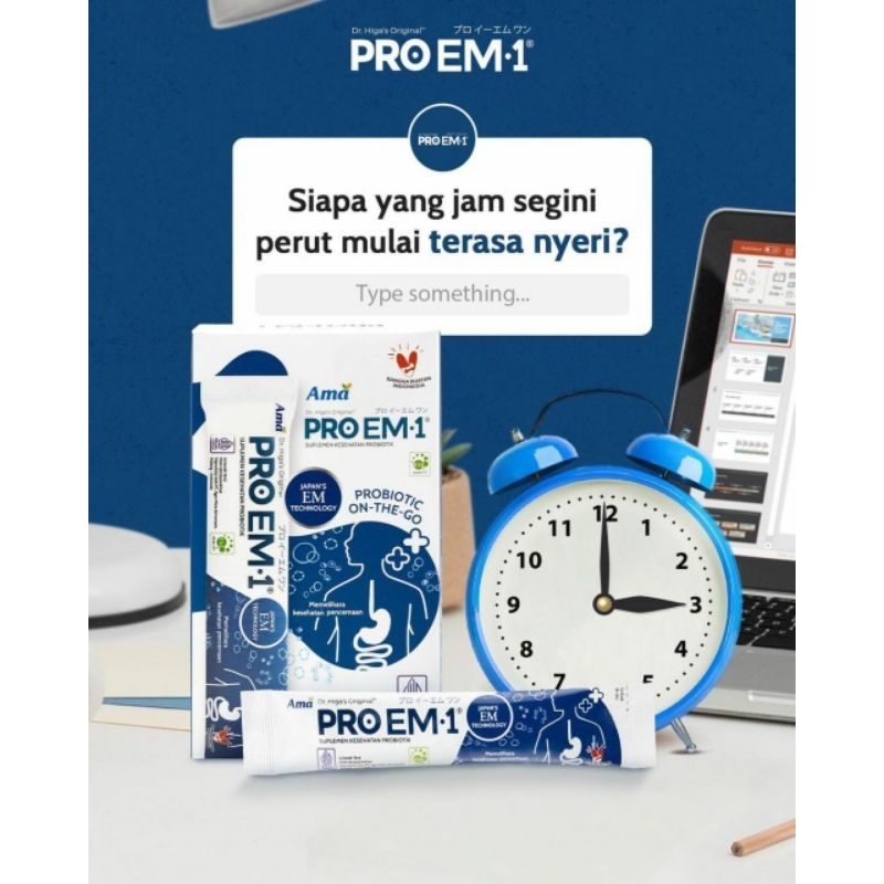 Jual PRO EM 1 PROBIOTIK ORIGINAL OBAT PENCERNAAN MAAG/LAMBUNG UNTUK ...