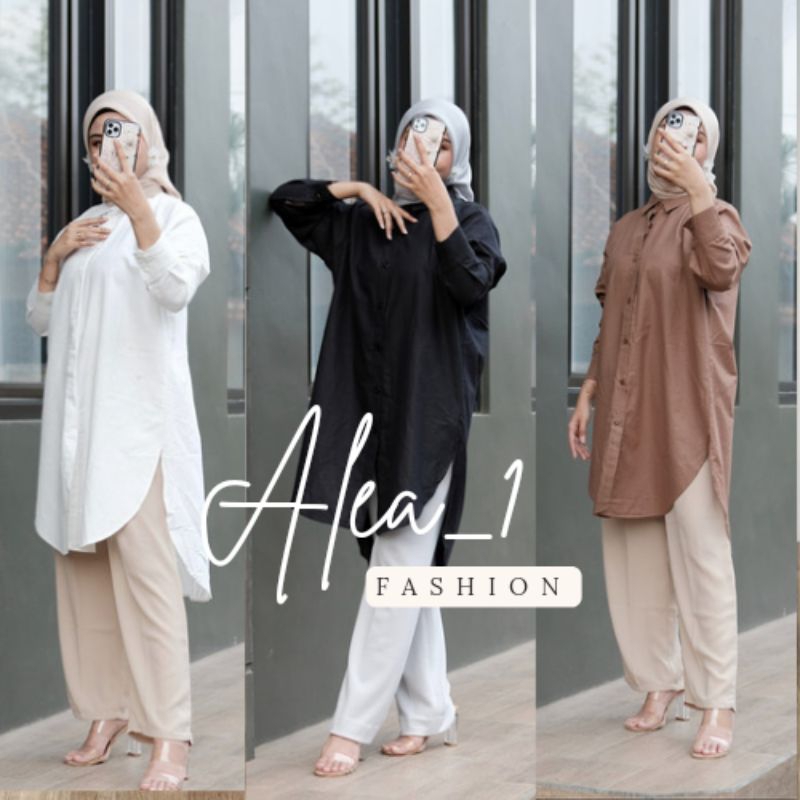 Jual KEMEJA LONG TUNIK COTTON LINEN - KEMEJA LINEN OVERSIZED | Shopee ...