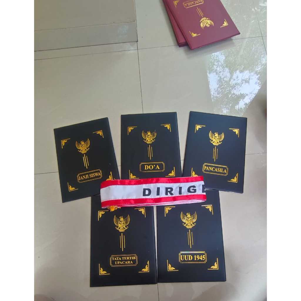 Jual MAP UPACARA SABLON SATU SET + SATU SET SELENDANG / MAP UPACARA ...