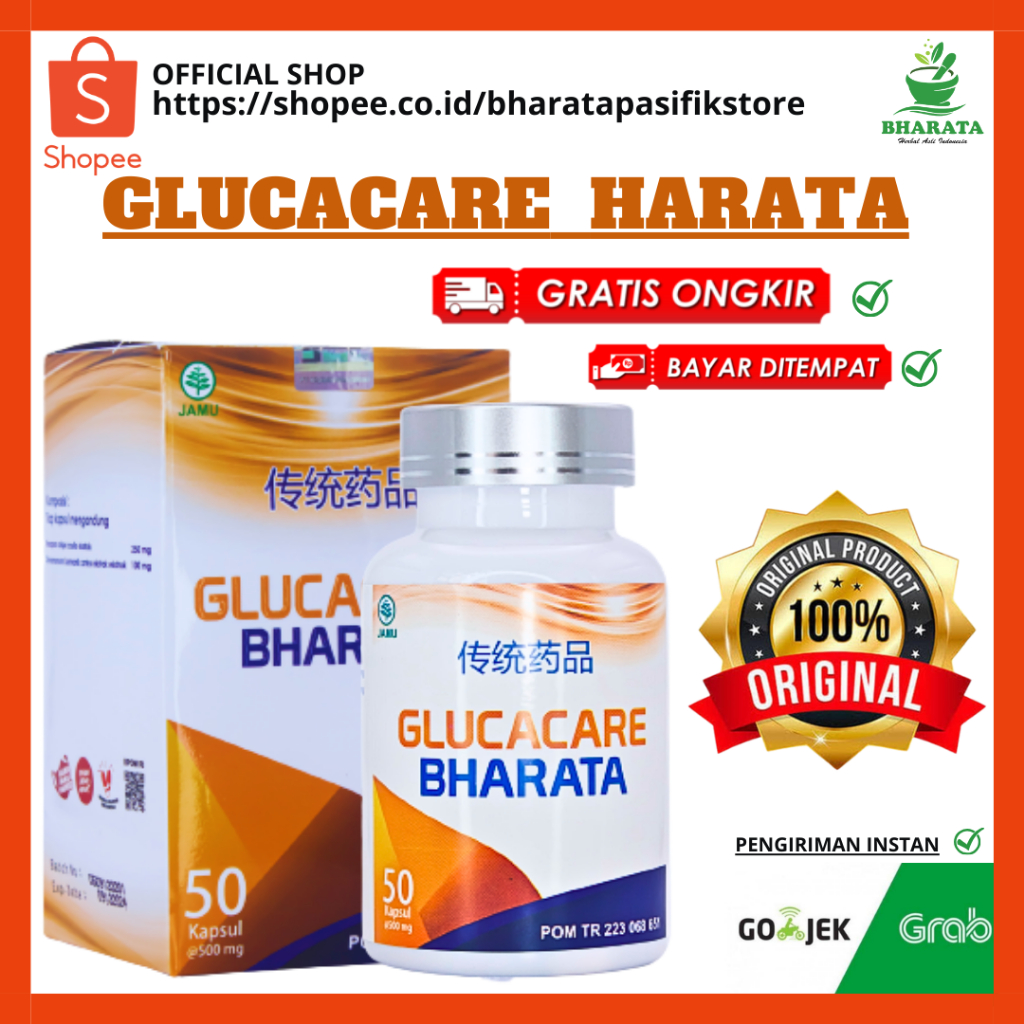 Jual Obat Luka Gula Diabetes Penurun Kadar Gula Darah Glucacare Bharata ...