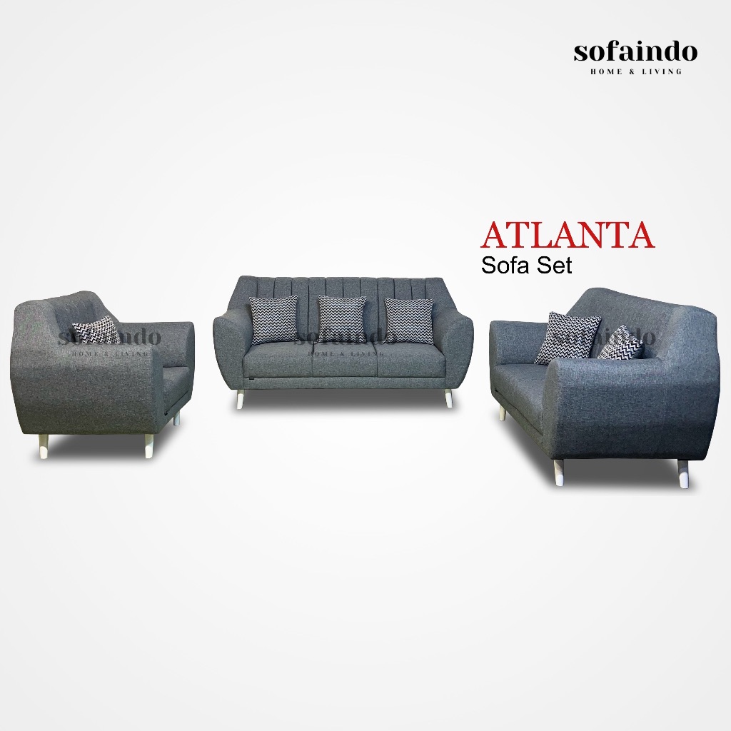 Jual Sofa Set Minimalis - ATLANTA ( Bisa Satuan Bergaransi ) | Shopee ...