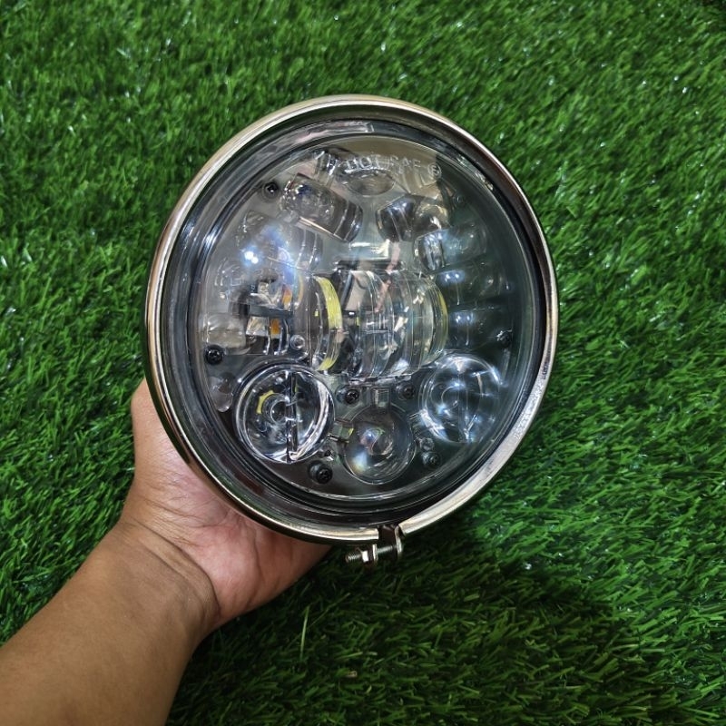 Jual Lampu daymaker 16 led set batok CB125 crom | Shopee Indonesia