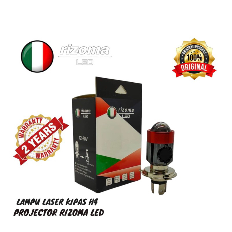 Jual Rizoma Led Racing - Lampu Utama LED Rizoma Laser Kipas H4 ...