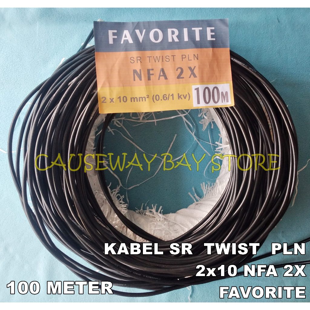 Jual KABEL SR / TWIST / NFA 2X 2 X 10 X 100M FAVORITE | Shopee Indonesia