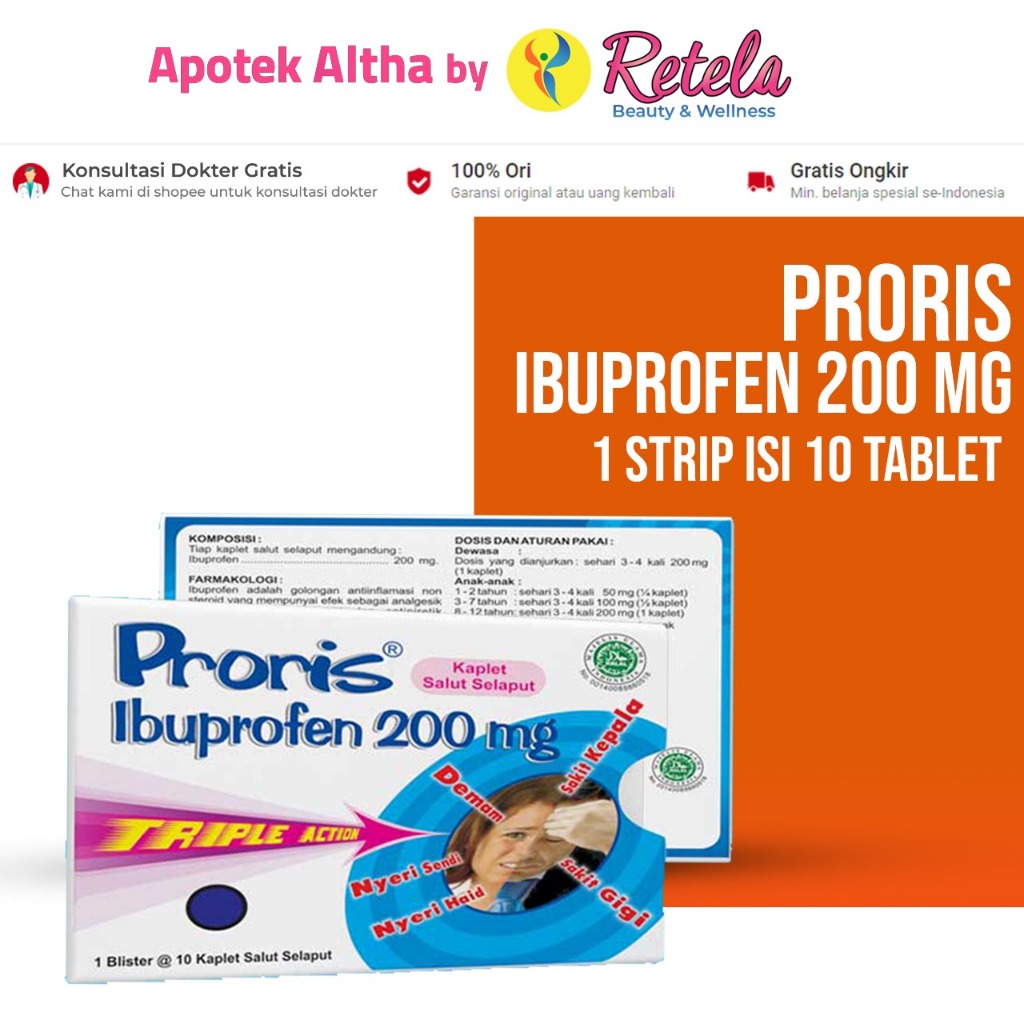Jual Proris Ibu Profen 10 Kaplet | Shopee Indonesia