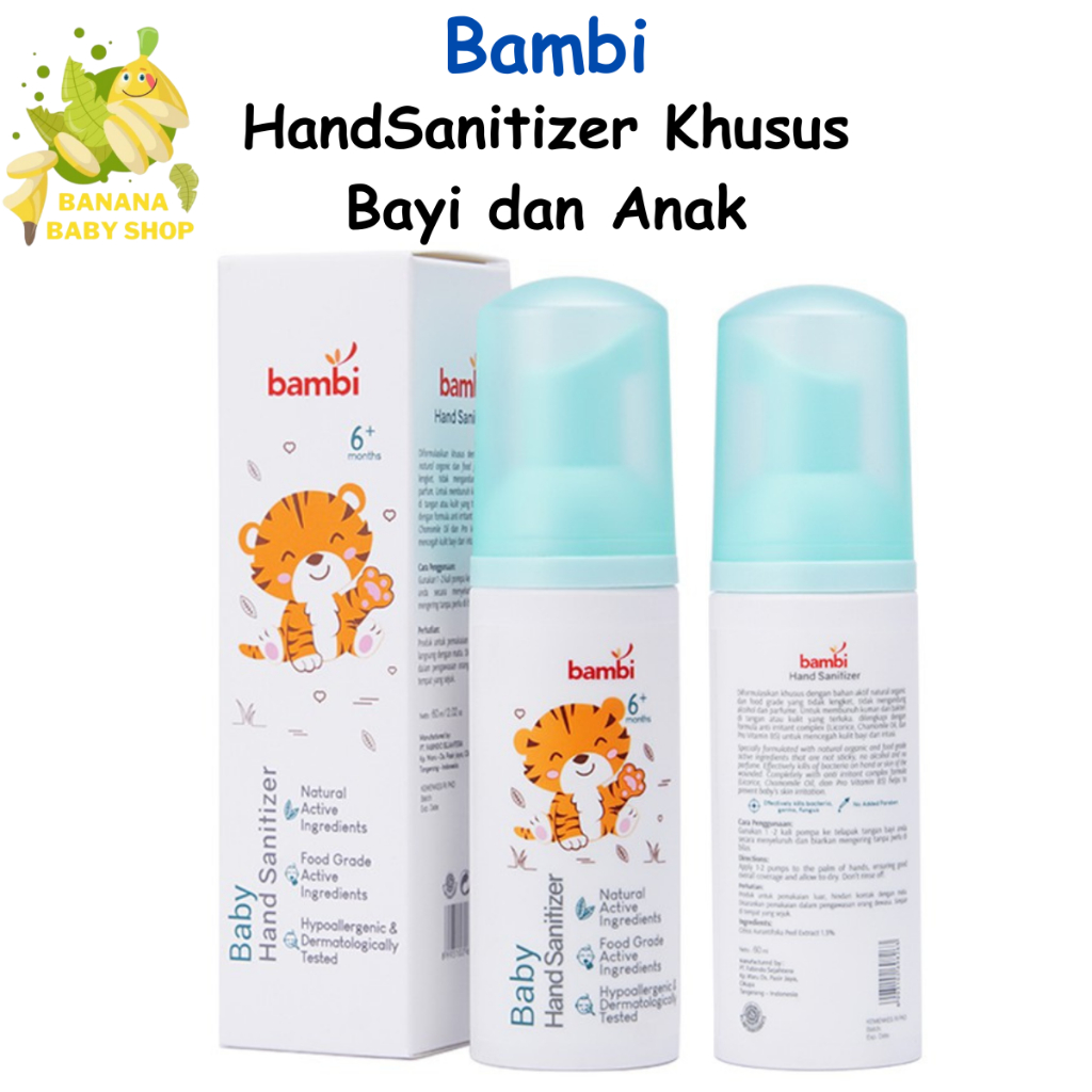 Jual Bambi Baby Hand Sanitizer 60ml - Handsanitizer Khusus Bayi dan ...