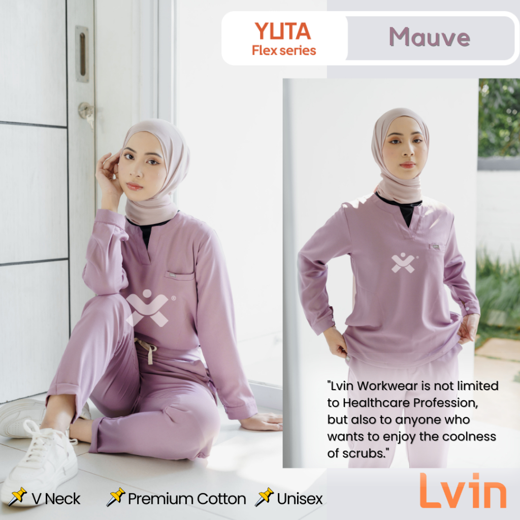 Jual [ Lvin ] FLEX V - YUTA - Baju OKA V neck Lengan Panjang / Baju ...