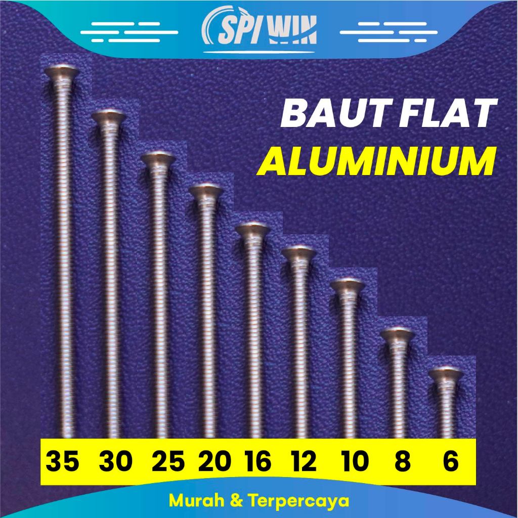 Jual Baut Flat Countersink Alumunium Kuat | Shopee Indonesia
