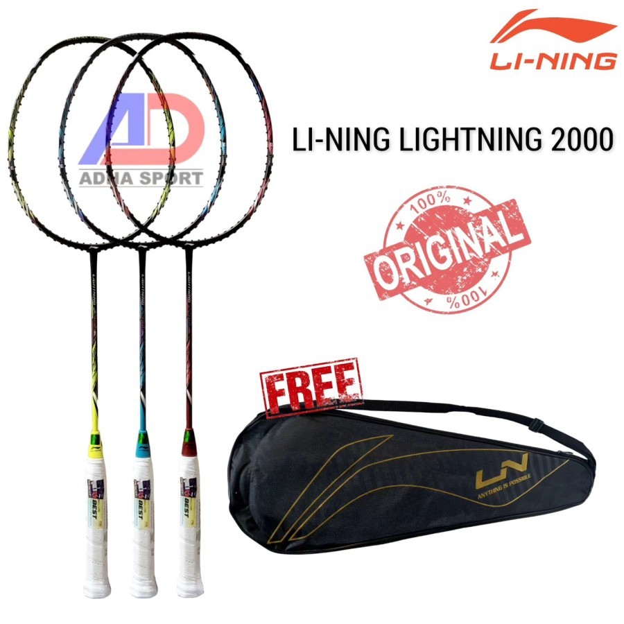 Jual Raket Badminton Lining Lightning 2000 Original Raket Bulutangkis ...