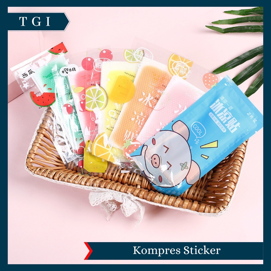 Jual KOMPRES STICKER DINGIN / KOMPRES STIKER PENURUN PANAS / ALAT ...