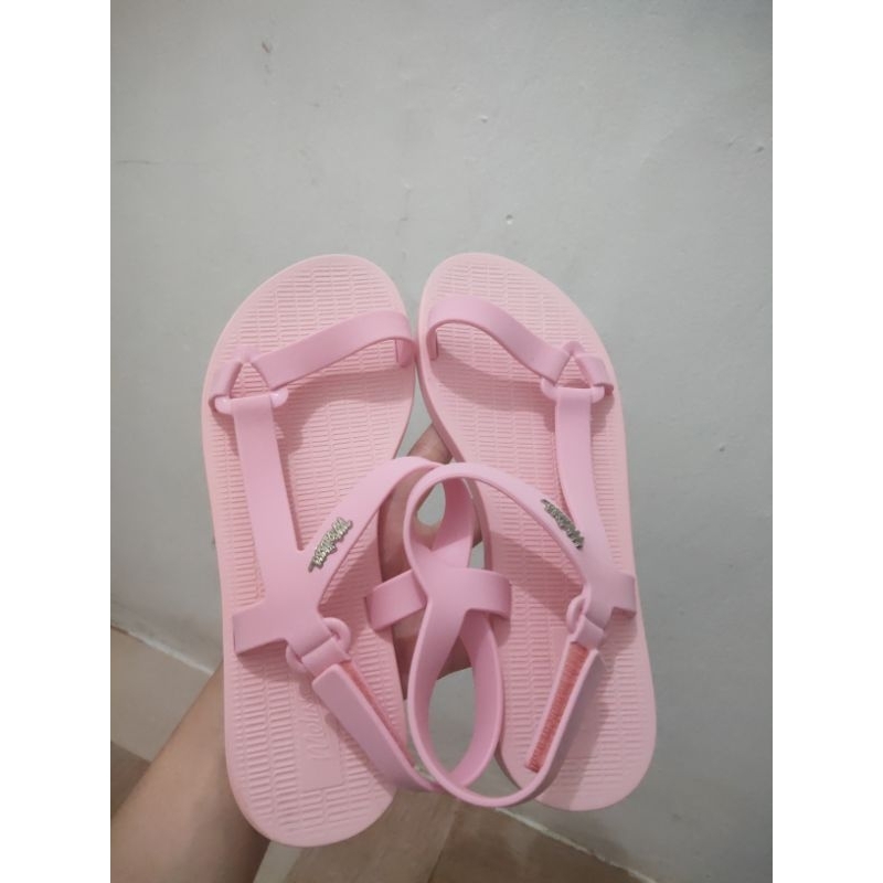 Jual Melissa Sun Downtown Ad Pink Sendal | Shopee Indonesia