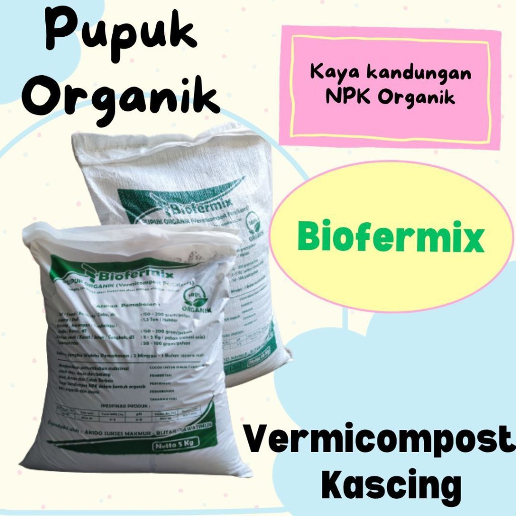 Jual Pupuk Organik - Kascing - Vermicompos 1 Kg | Shopee Indonesia