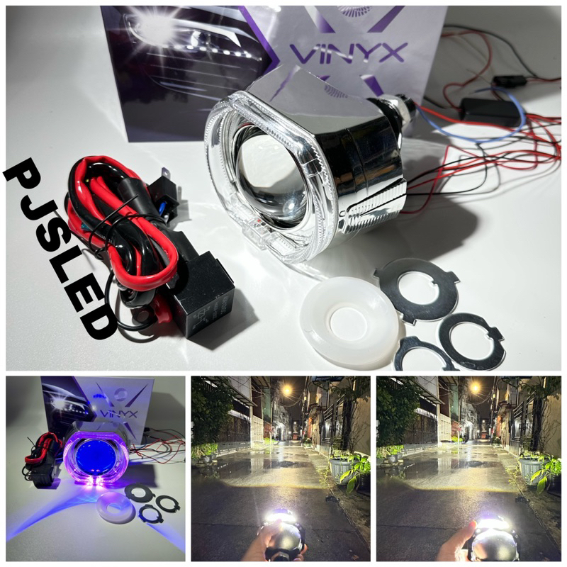 Jual paket lampu utama led biled vinyx p3 2.5 inch inc in projector ...