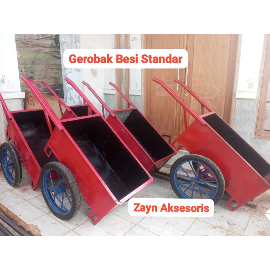 Jual Gerobak Besi Serbaguna Gerobak Cor Ukuran Standar | Shopee Indonesia