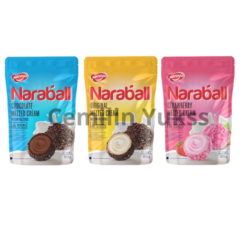 Jual Naraya Naraball 80g Wafer Salut Cookies Rasa Coklat Vanilla ...