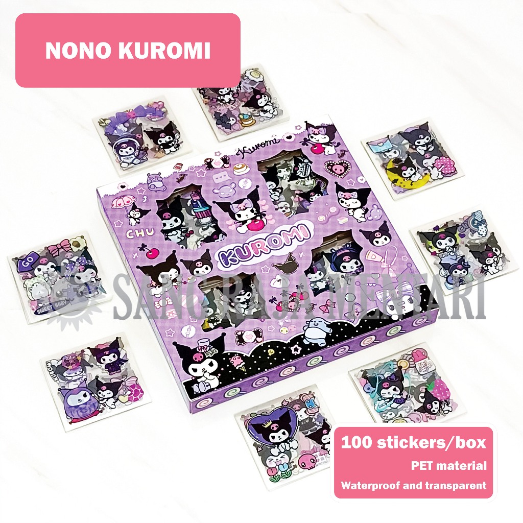 Jual Stiker Nono Momo Anak Perempuan Laki Dapat Box isi 100 Lembar ...