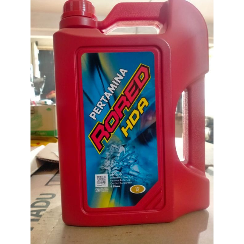Jual oli Transmisi-Gardan Pertamina Rored HDA SAE 90 API 4 Liter ...