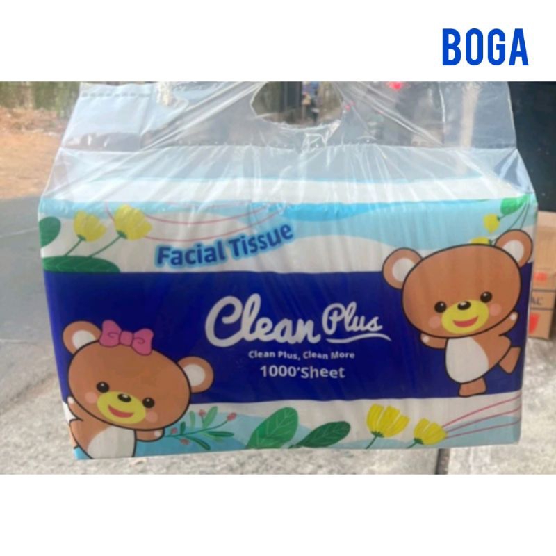 Jual Tissue clean plus 1000sheet/Tisu lembut murah 1000sheet | Shopee ...