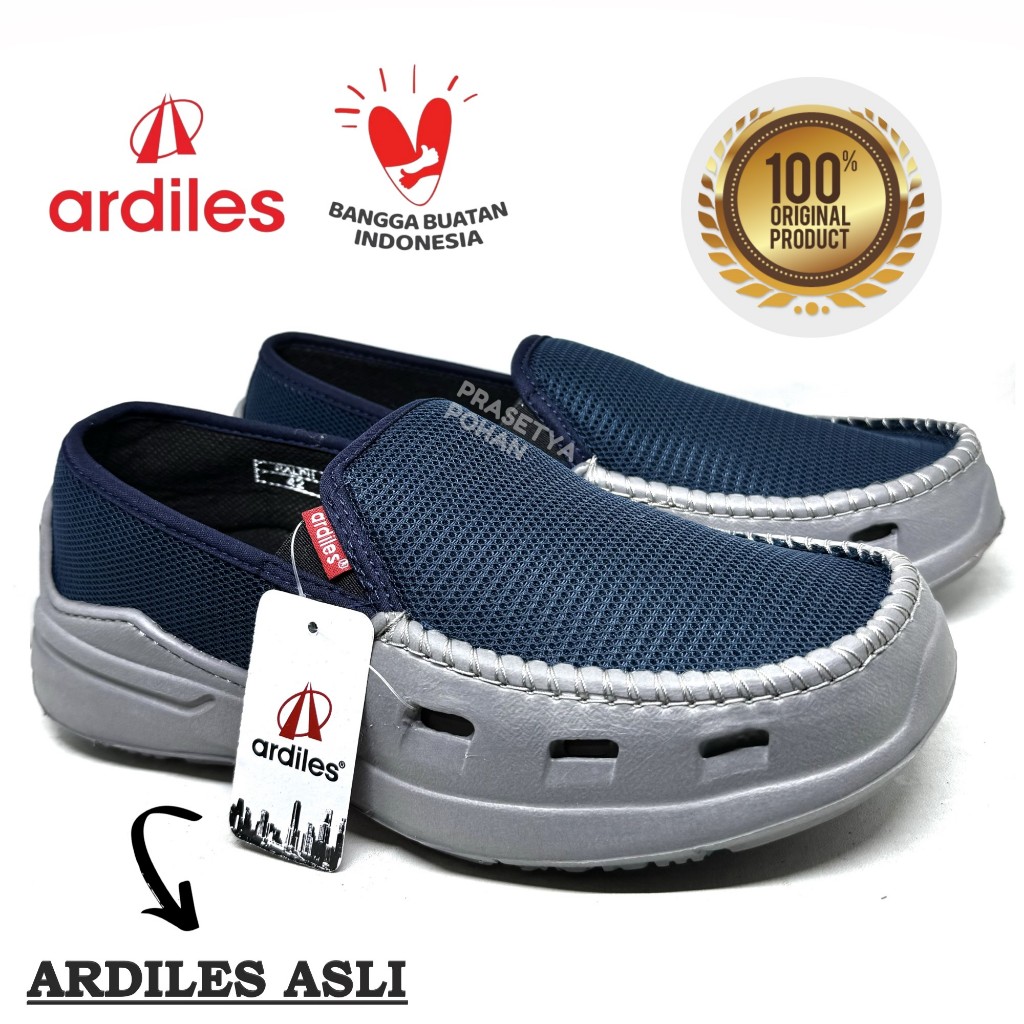 Jual Sepatu Ardiles Pria Hitam Original - Slip On Pria Ardiles Original ...