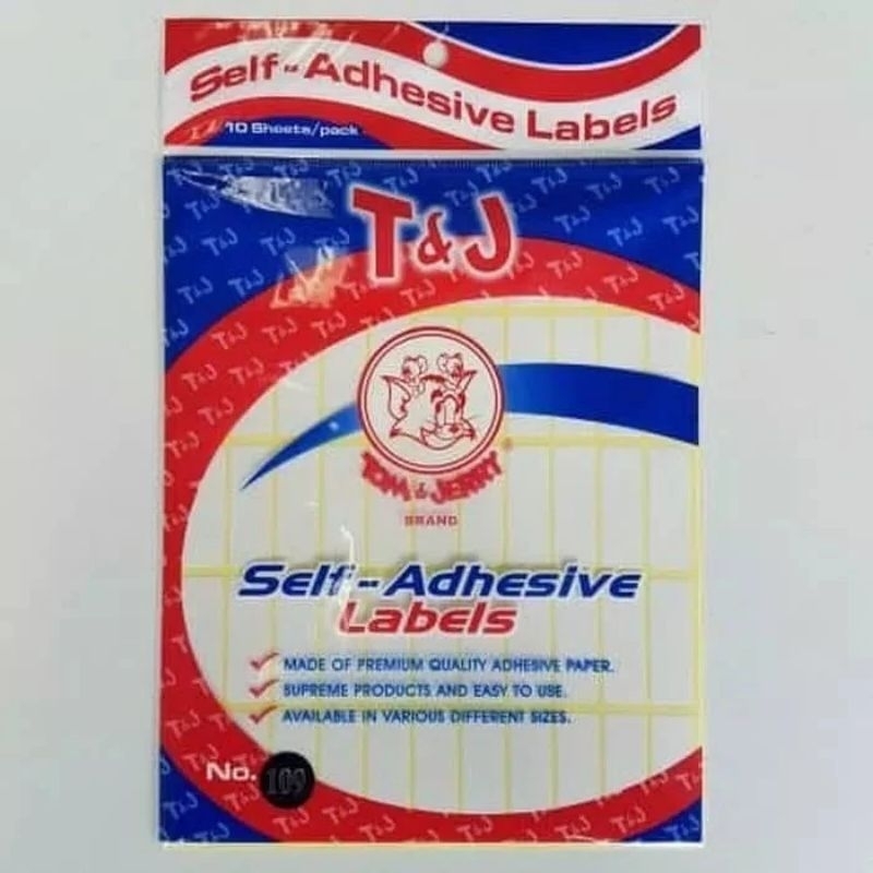 Jual TJ Labels Kertas Stiker 109 Tom&Jerry | Shopee Indonesia