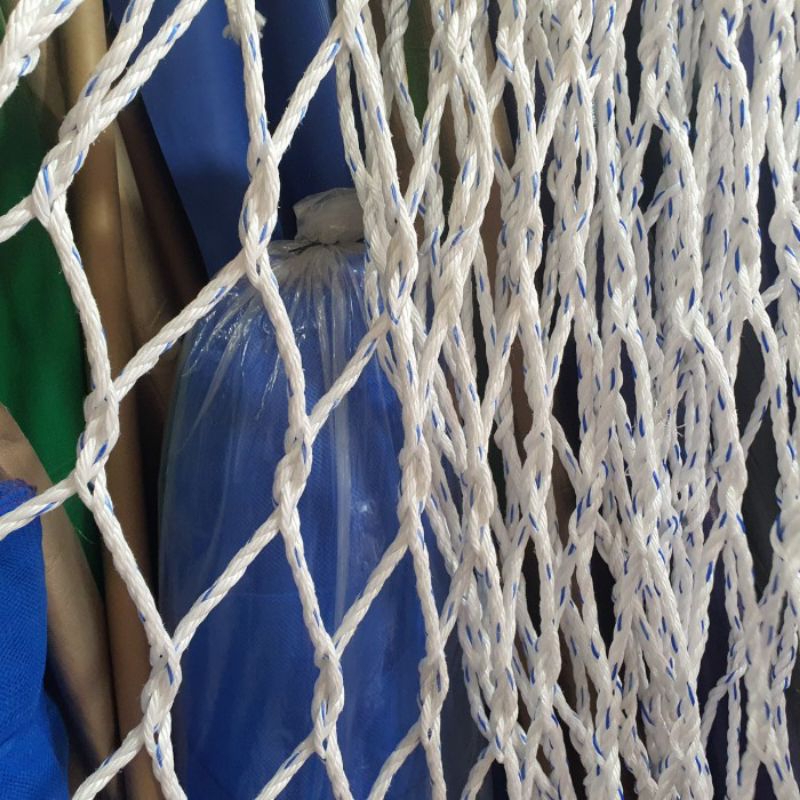 Jual jaring pengaman 8mm safety net proyek pp polipropylene pengaman ...