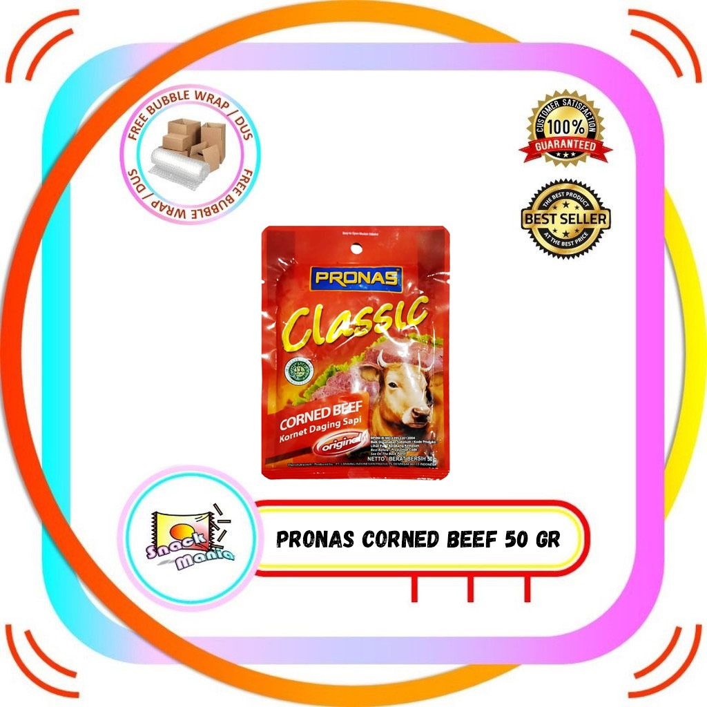 Jual Pronas Classic Corned Beef Original 50 gr Kornet Daging Sapi ...