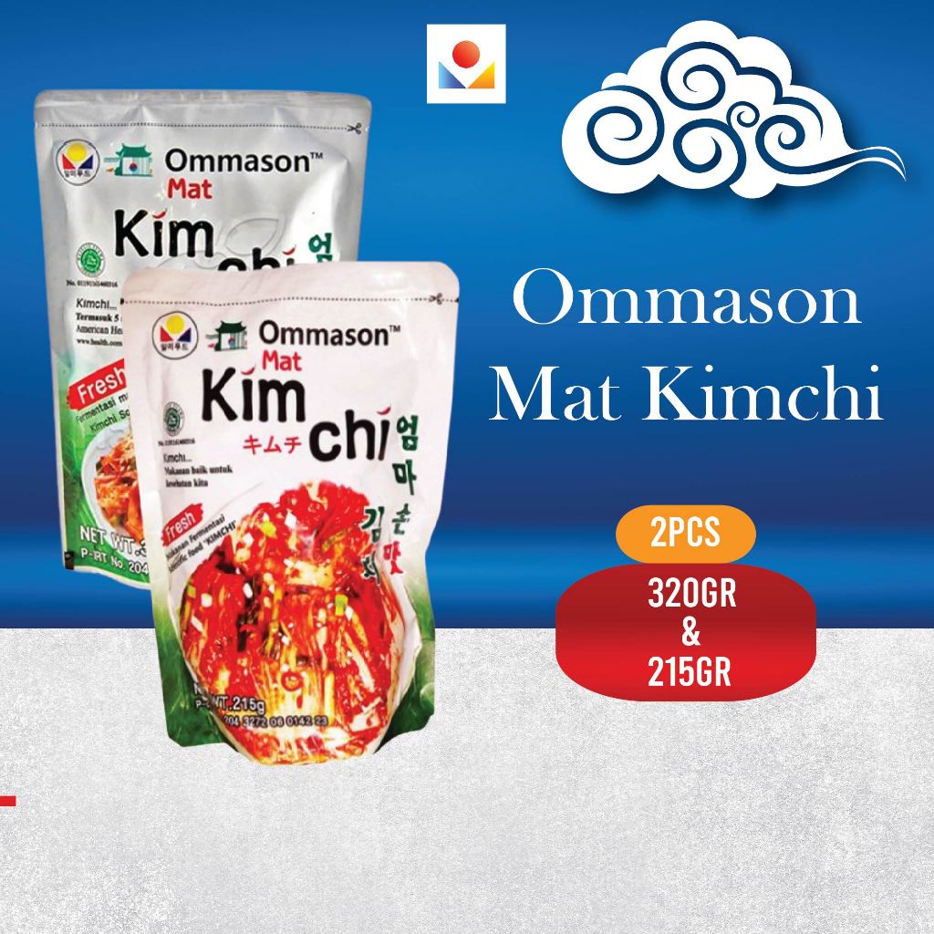 Jual Ommason Kimchi 320gr & Ommason Kimchi 215gr Bundling 2 Makanan ...