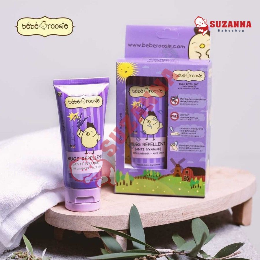 Jual Bebe Roosie Bugs Repellent 60gr / Anti nyamuk | Shopee Indonesia