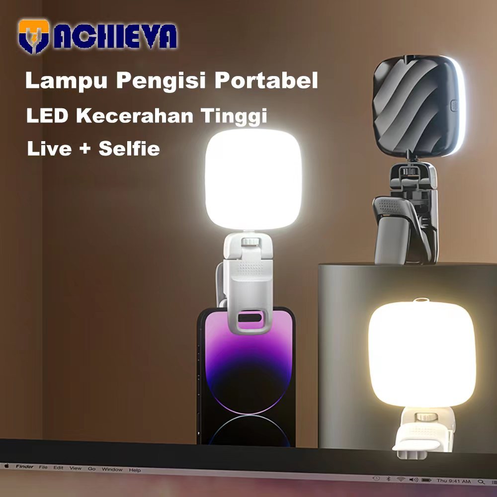 Jual ACHIEVA D1 Portable Clip Fill Light Lampu Isi Klip portabel LED ...