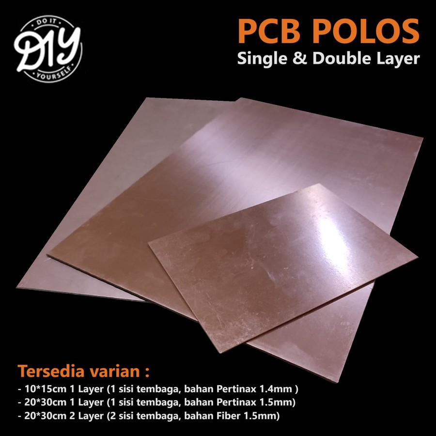 Jual Blank PCB Polos DIY Prototyping Single Double Layer 1 2 Papan ...