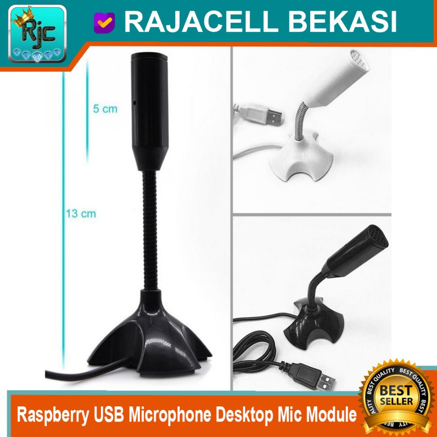 Jual Raspberry USB Microphone Desktop Mic Module for Raspi Linux ...