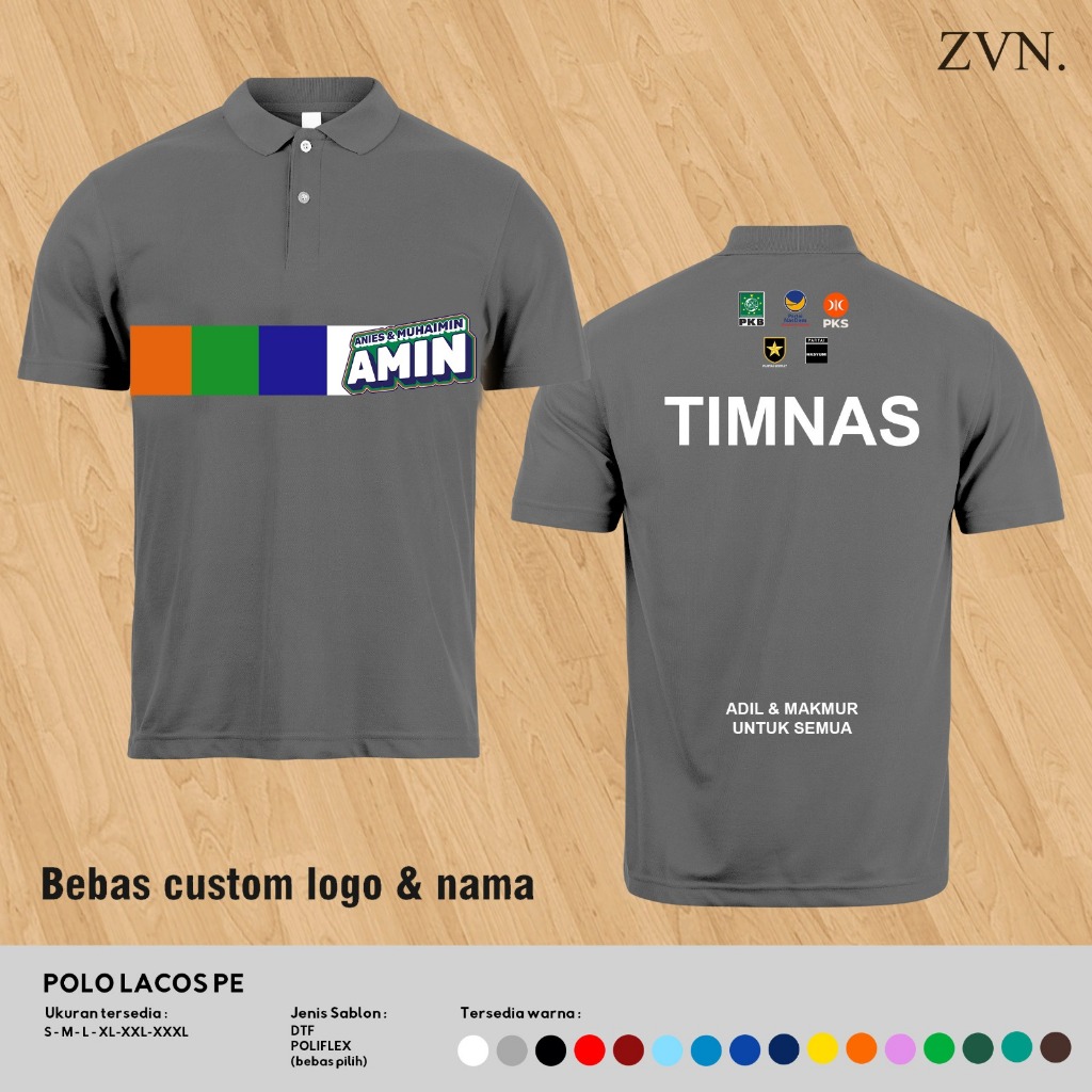 Jual CUSTOM KAOS POLO JERSEY TIMNAS ANIS - MUHAIMIN ISKANDAR - ZVN ...