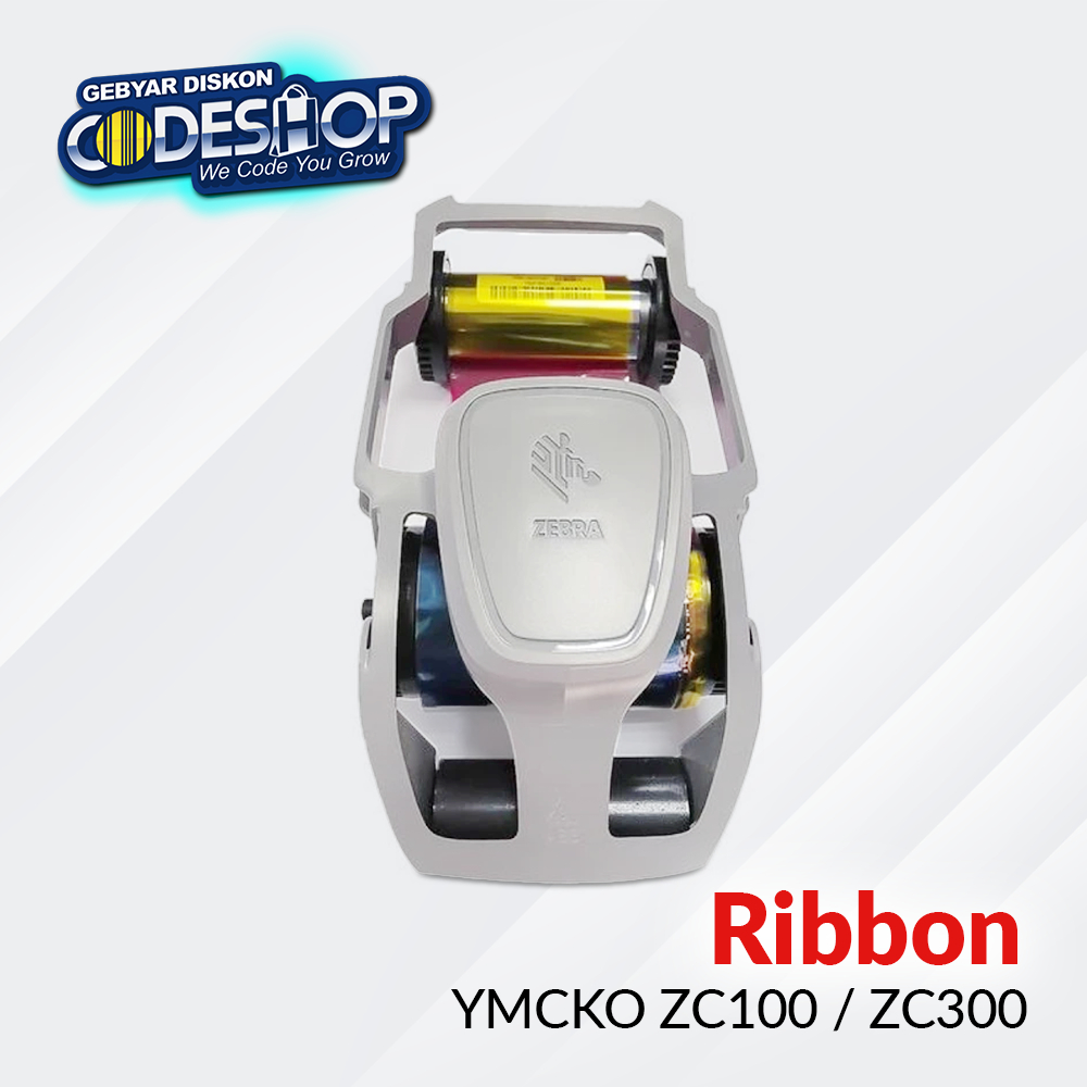 Jual Zebra ZC100 ZC300 Ribbon Color YMCKO 200 Prints Pita Warna 800300 ...