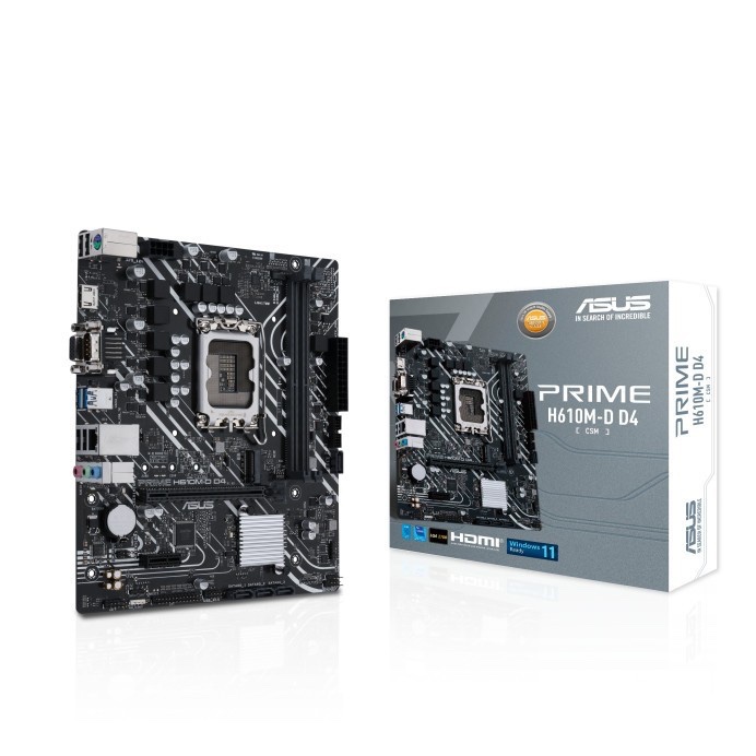 Jual MOTHERBOARD ASUS PRIME H610M-D D4 DDR4 (INTEL LGA 1700, GEN12) | Shopee Indonesia